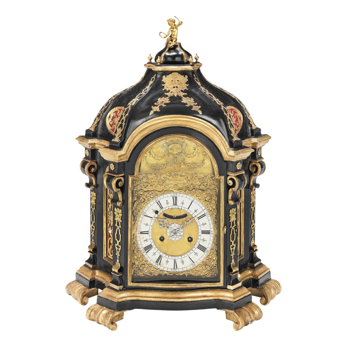 Italian Baroque Architectural Clock, 1680 | Chairish