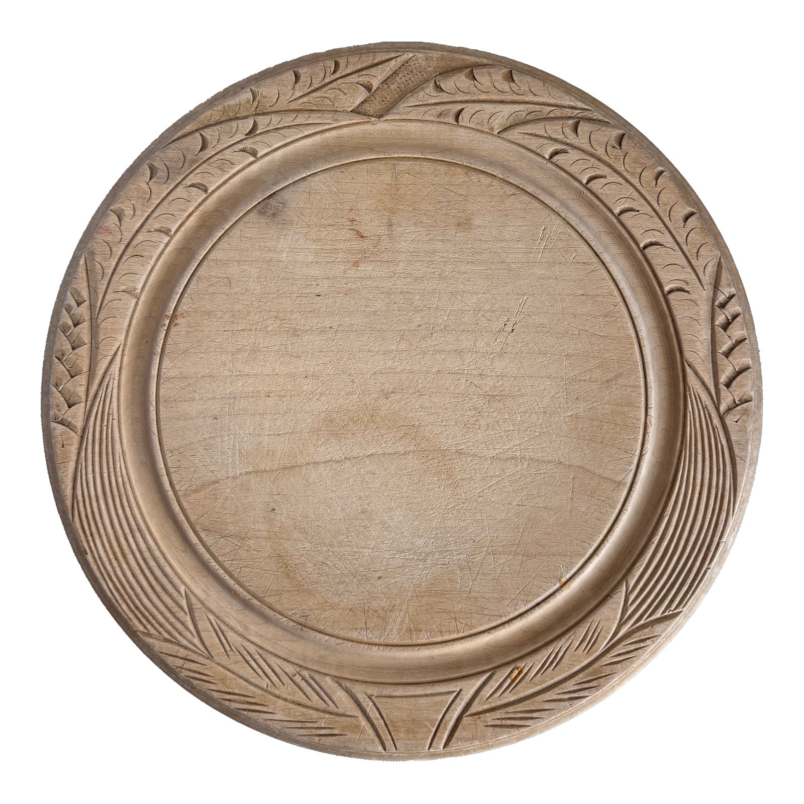Antique English Breadboard | Chairish