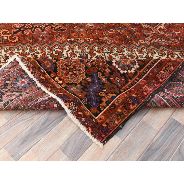 1960 Red Vintage Persian Rug | Chairish