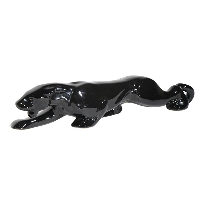 Mid Century Ceramic Black Panther Lamp Tv Lamp C. 1950’s Possibly Royal ...