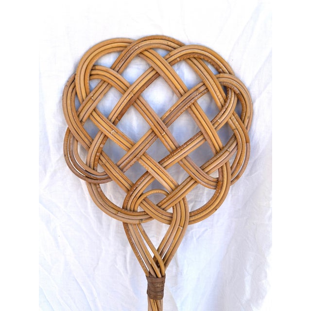 Vintage Woven Wicker/Rattan Carpet Beater | Chairish