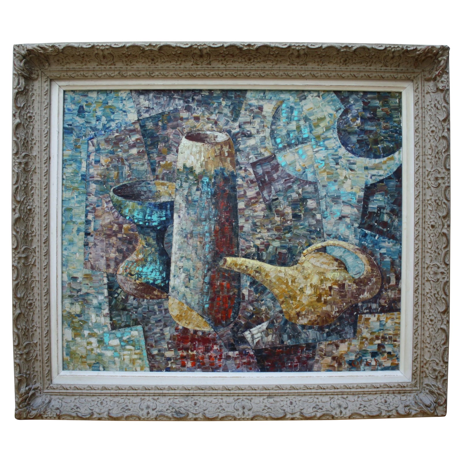 Loren Mid-Century Still Life Painting | Chairish