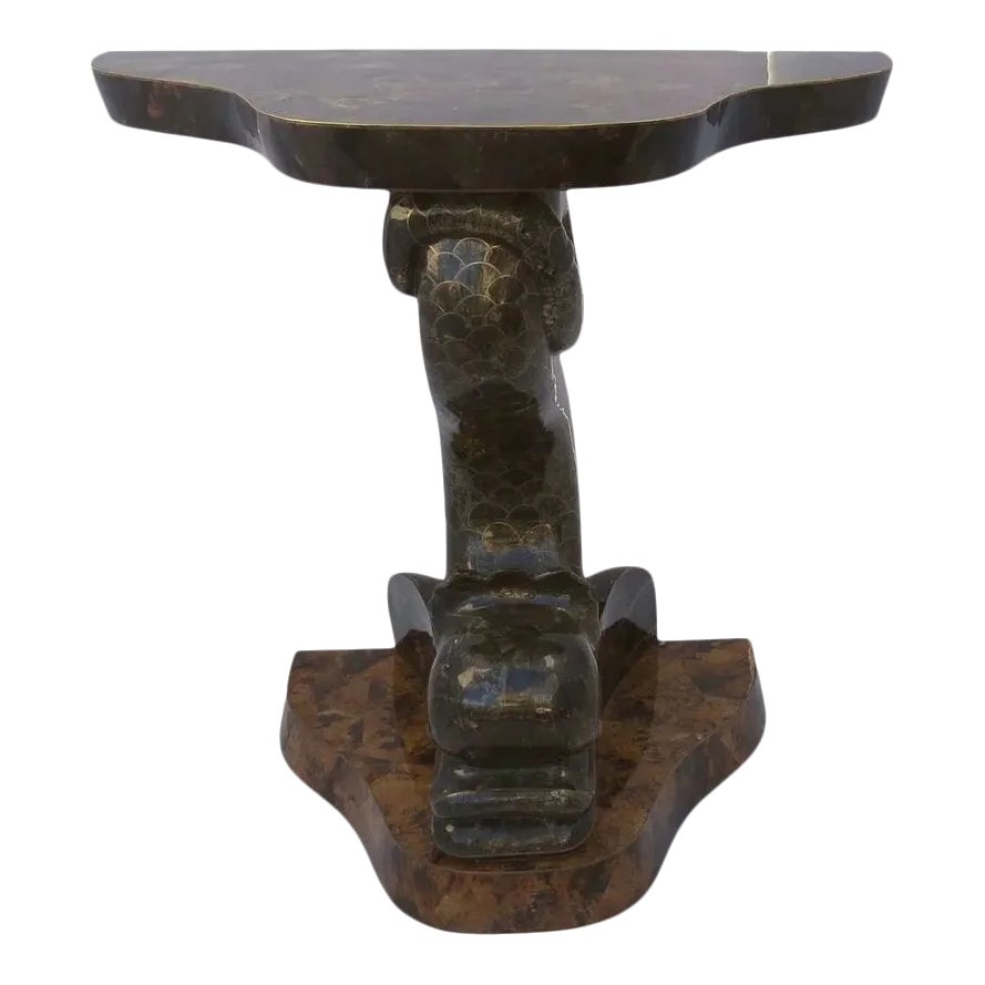 Maitland Smith Designed Dolphin Console Table | Chairish