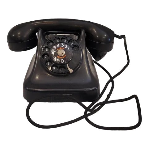 Vintage Swedish Phone in Bakelite attributed to Ericsson, 1950s | Chairish