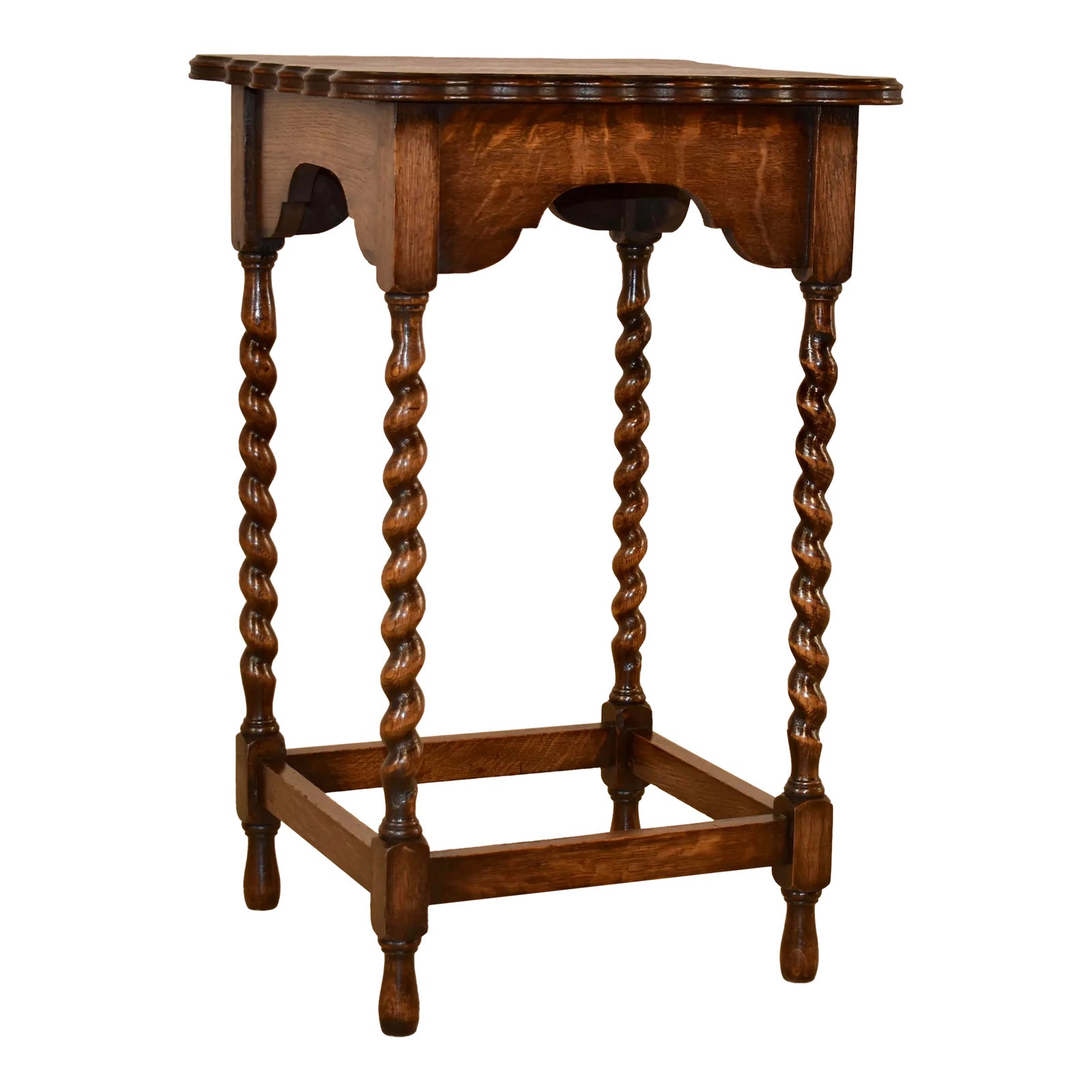 Edwardian Scalloped Side Table, Circa 1900 | Chairish