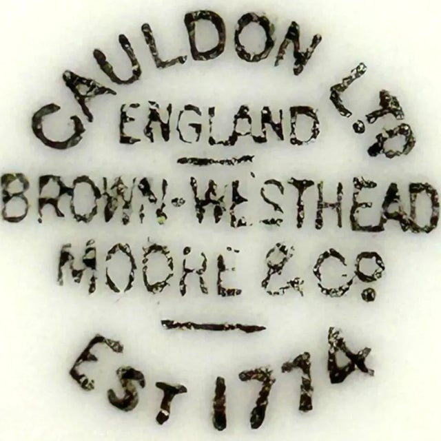 1970s Vintage Cauldon Translucent China for Tiffany & Co. White with ...