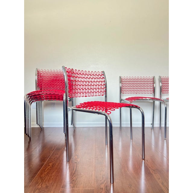 Set of 8 Sof-Tek Stacking Chairs by David Rowland for Thonet Circa 1970s | Chairish