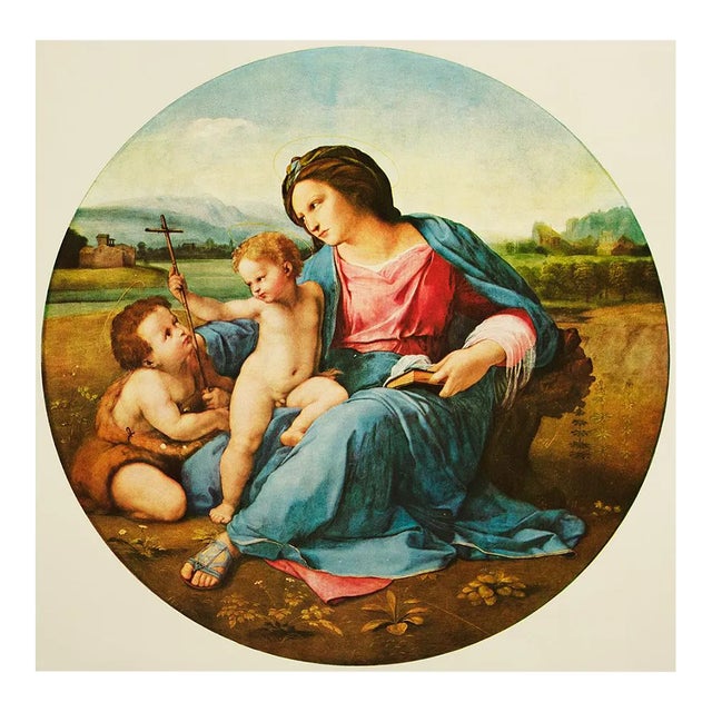 1950s After Raphael "The Alba Madonna", Vintage Full-Color Print | Chairish