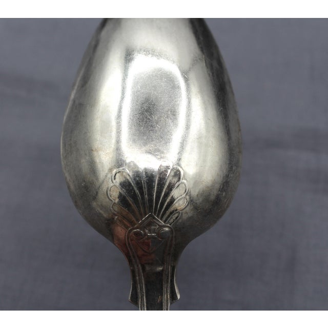 1860 Set of Four "Kings" Pattern Silver Spoons | Chairish