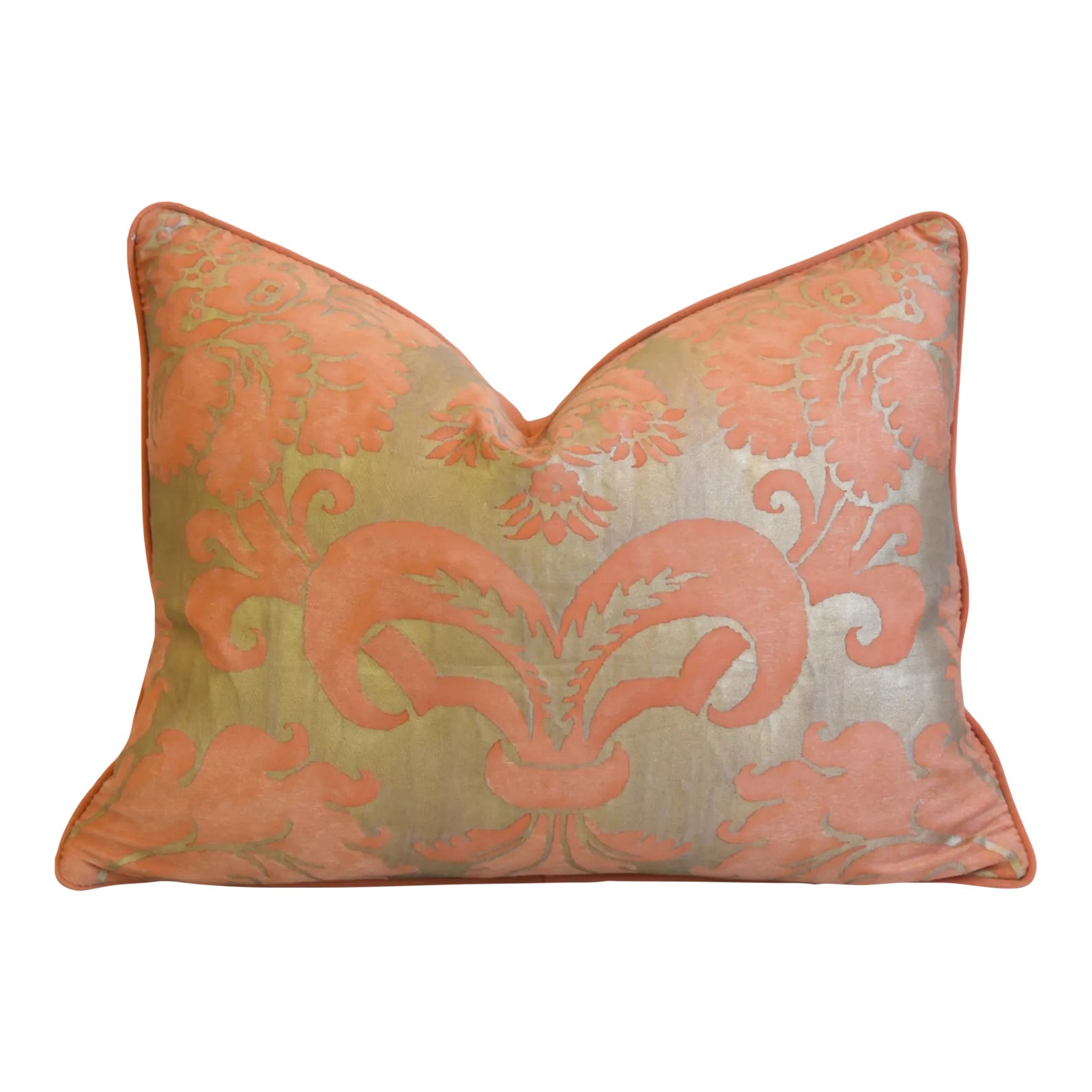 Venetian Designer Mariano Fortuny Glicine Italian Feather/Down Pillow ...