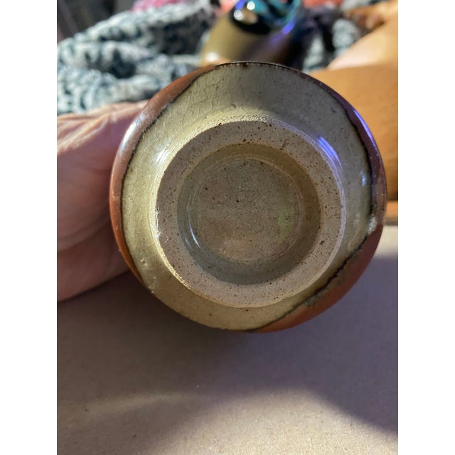 1950s Shoji Hamada Mingei Kakiyu Kaki Japanese Yunomi Teacup | Chairish