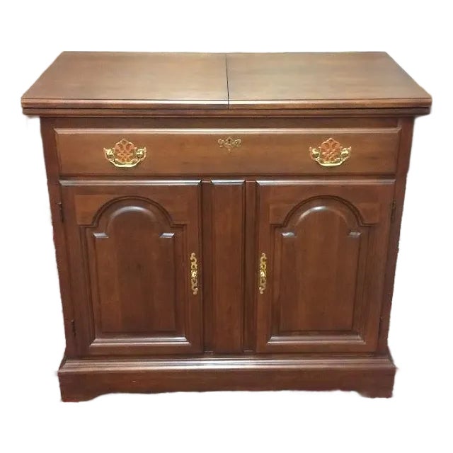 Vintage Flip Top Server, Harden Furniture | Chairish