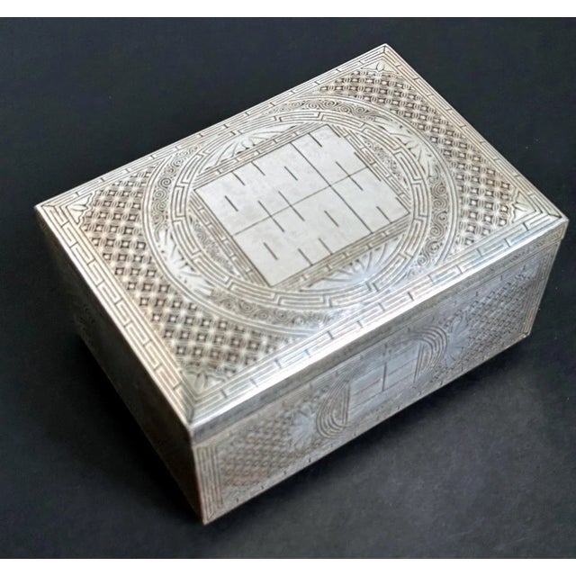 Fine Korean Box with Tray Iron with Silver Inlay Joseon Dynasty | Chairish