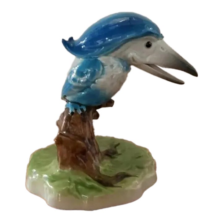 1982 Goebel Lester Lumbego Blue Bird Figurine | Chairish