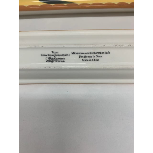 2004 Debbie Segura Tapas Serving Trays - a Pair | Chairish