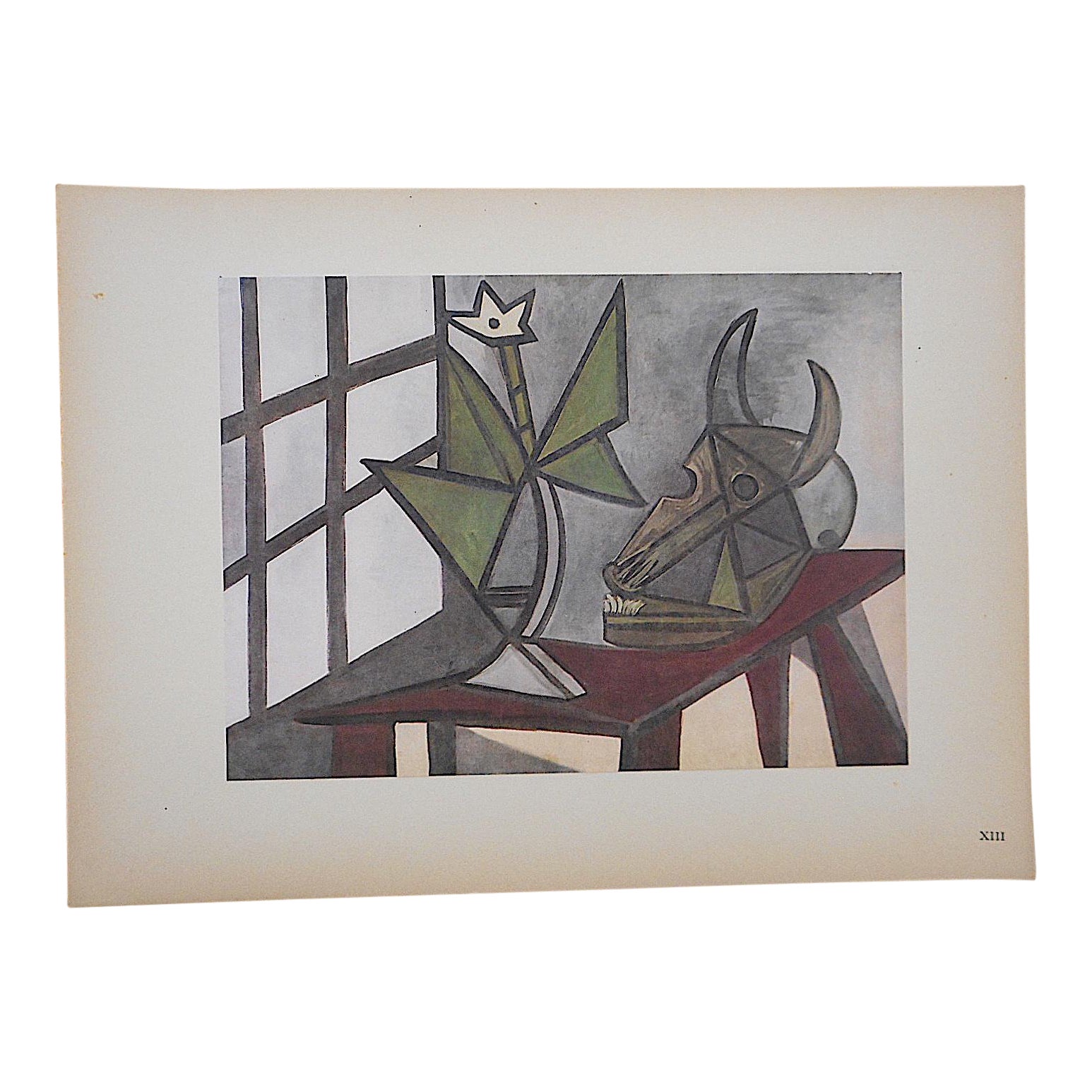 Vintage Ltd. Ed. Modernist Lithograph-Pablo Picasso- c.1946-Folio Size ...
