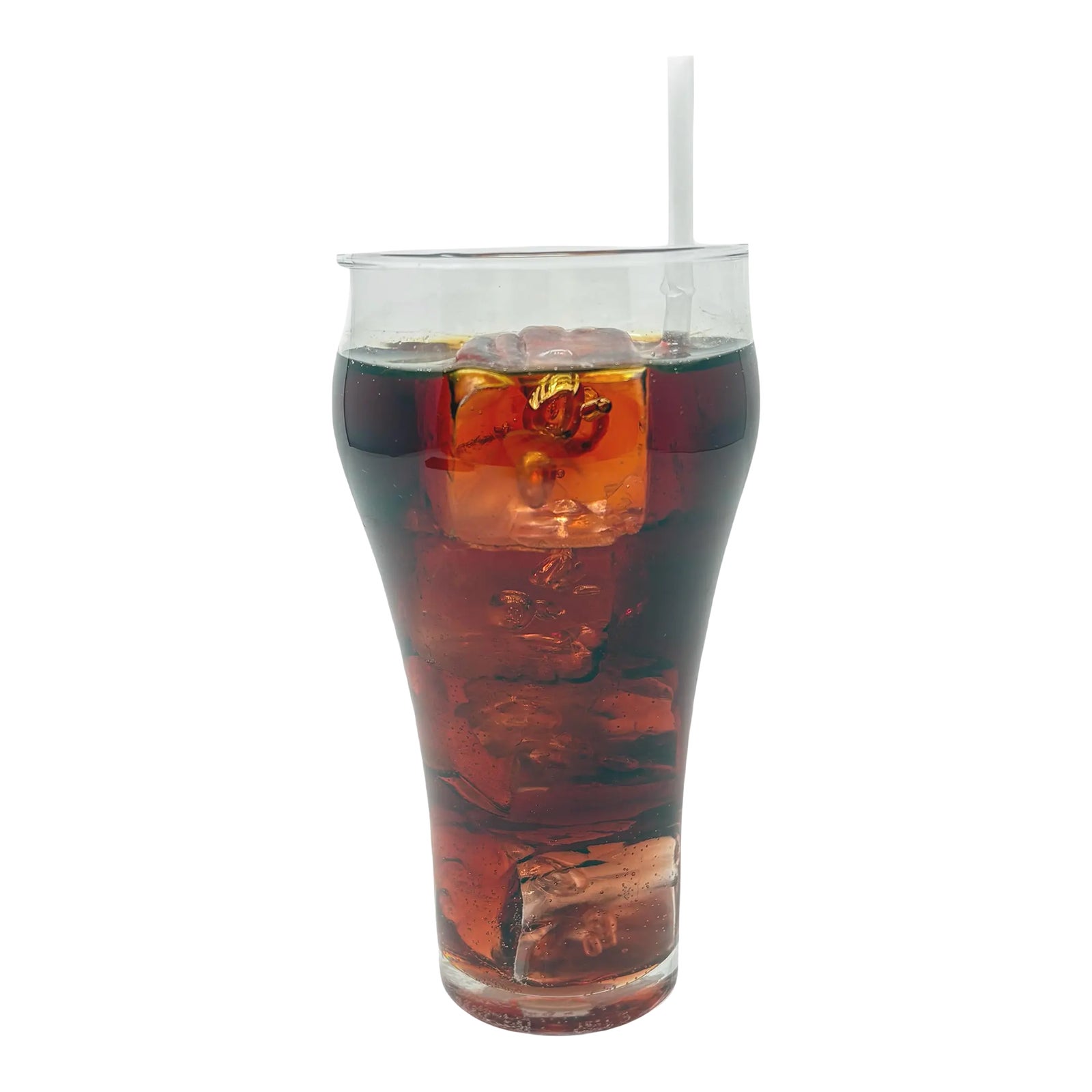Vintage Faux Iced Cola Drink Prop in Glass Tumbler, Mid-Century Style ...