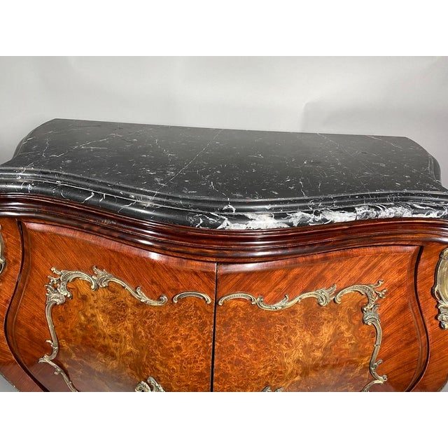 1940's French Louis XVI Mahogany Commode With Patinated Gild Bronze ...