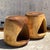 Vintage Boho Carved Stump Low Stools - a Pair | Chairish