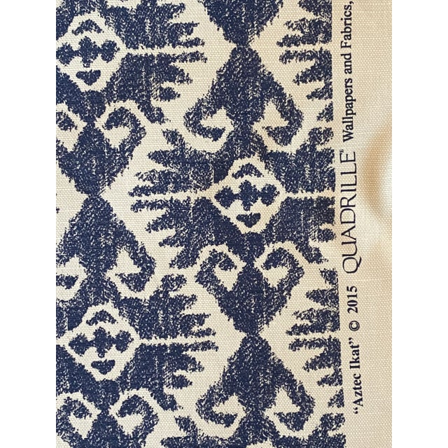 China Seas Quadrille Aztec Ikat Fabric 4 1 2 Yards Chairish