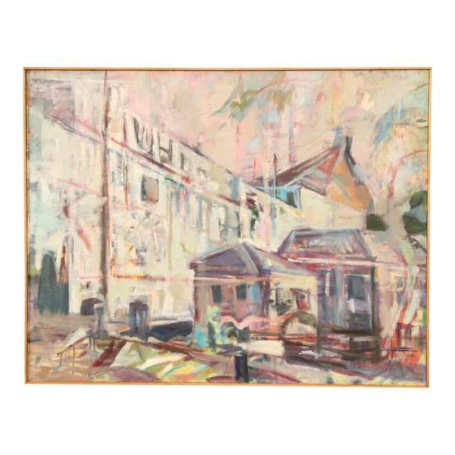 1970s 'Tabor Road' Original Oil Painting by Anthony A. Ferrara | Chairish