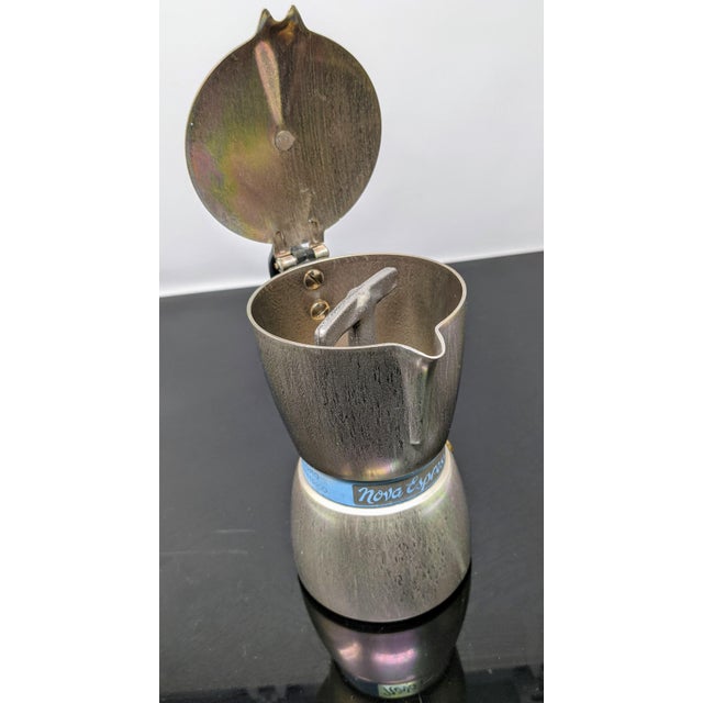 1950s Vintage Nova Express Aluminum Espresso Maker | Chairish