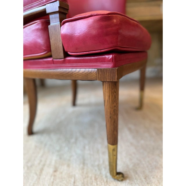 Soane Britain Custom Made One of a Kind Leather Chair | Chairish