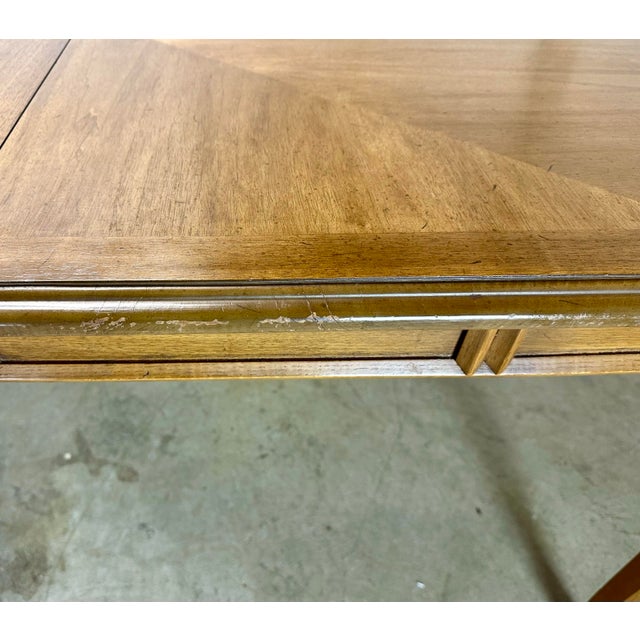 Mid Century Modern Drexel “Collage” Dining Table With 2 Leaves | Chairish