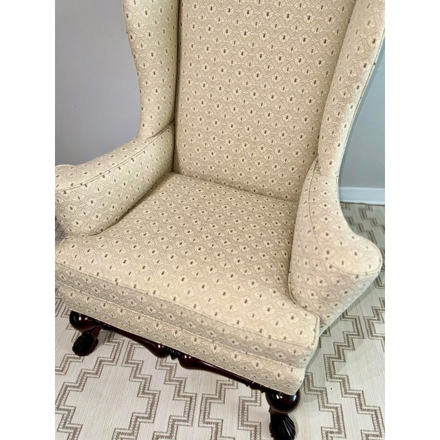 Baker Furniture Stately Home Collection Irish Mahogany Highback Fleur ...