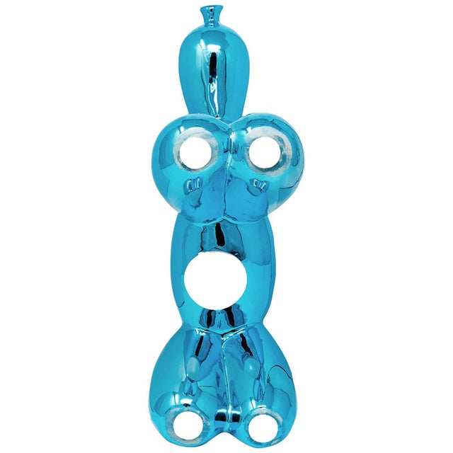 Interior Illusions Plus Blue Balloon Dog Bank - 12" Tall | Chairish