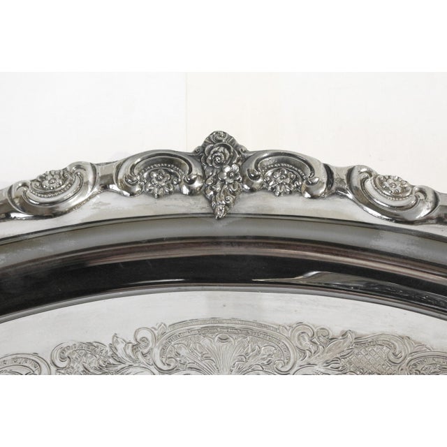 Late 19th to Early 20th Century Rococo-Style Silver Plate Tea Tray by ...