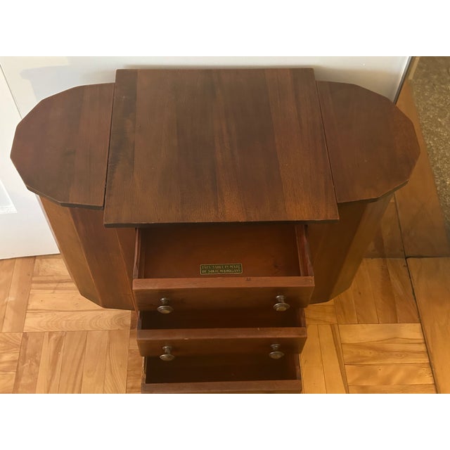 1950s Mahogany Martha Washington Table by Imperial Furniture | Chairish