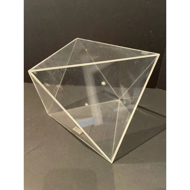 Set of Mid-Century Acrylic Geometric Polygon Sculptures by Welch | Chairish
