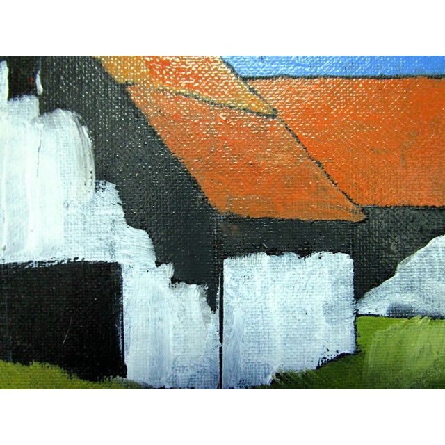 Salinas White Barns Lynne French, California Hills Landscape Signed ...
