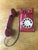 Red Pressed Steel Telephone Toy | Chairish