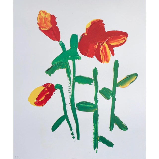 1995 French Exhibition Poster, Gerard Gasiorowski, Pots De Fleurs 129 ...
