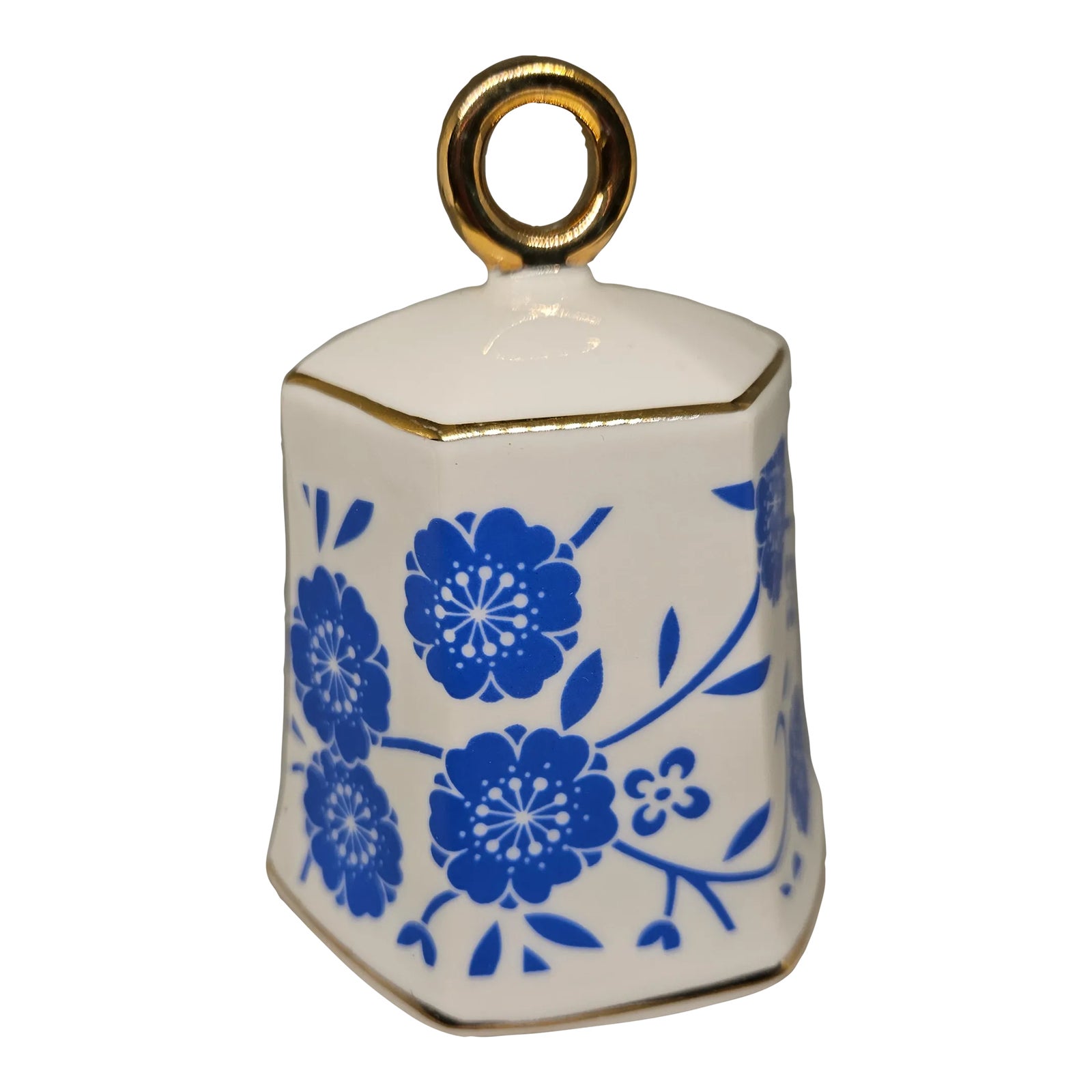 Vintage Calico Shafford Bell. 1980's | Chairish