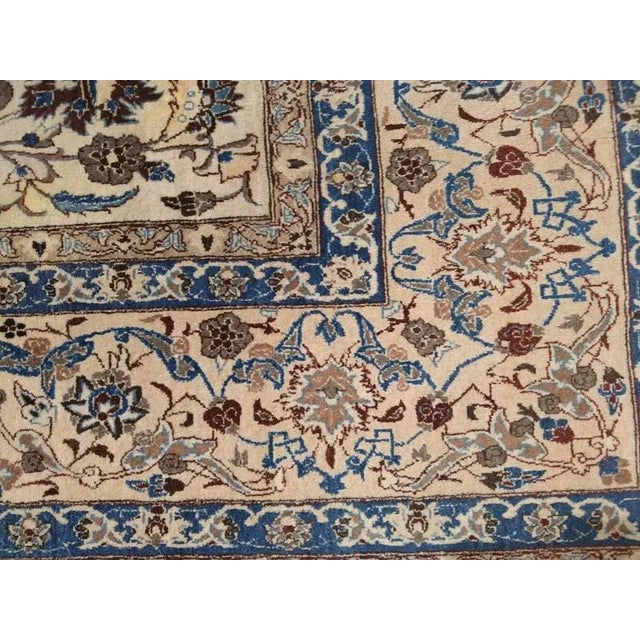 1970s Vintage Persian Nain Rug | Chairish