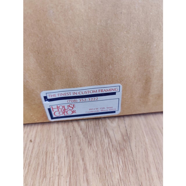 1995 Original Abstract Painting Signed Nancy Tokar Miller, Framed ...