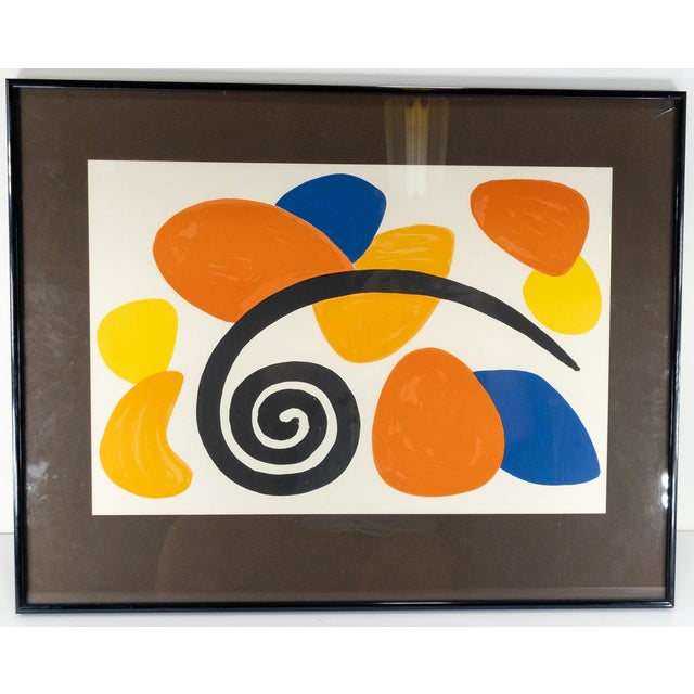 Mid-Century Modern Alexander Calder Lithograph Print From "Derriere Le ...