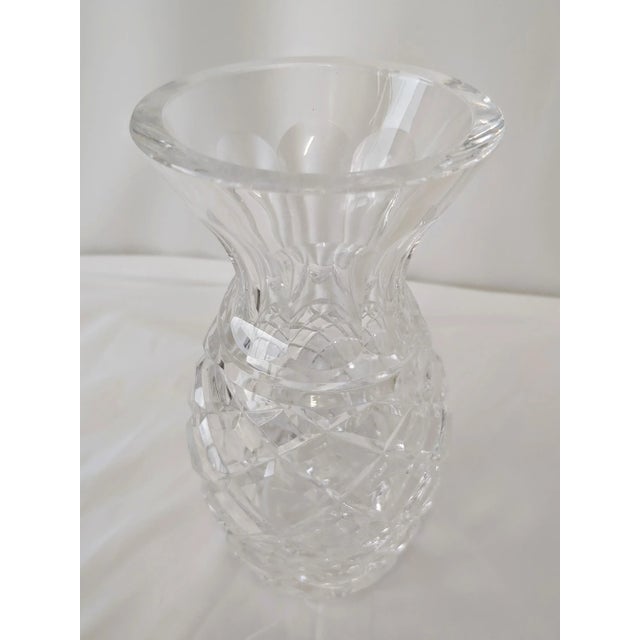 Vintage Waterford Crystal Flared Small Flower Vase | Chairish