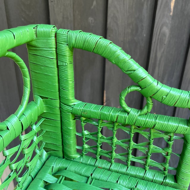 Green Painted Collapsible 4 Tier Self Standing Shelf | Chairish