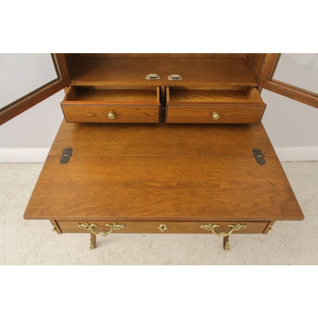 Kindel French Style Cherry Secretary Desk | Chairish