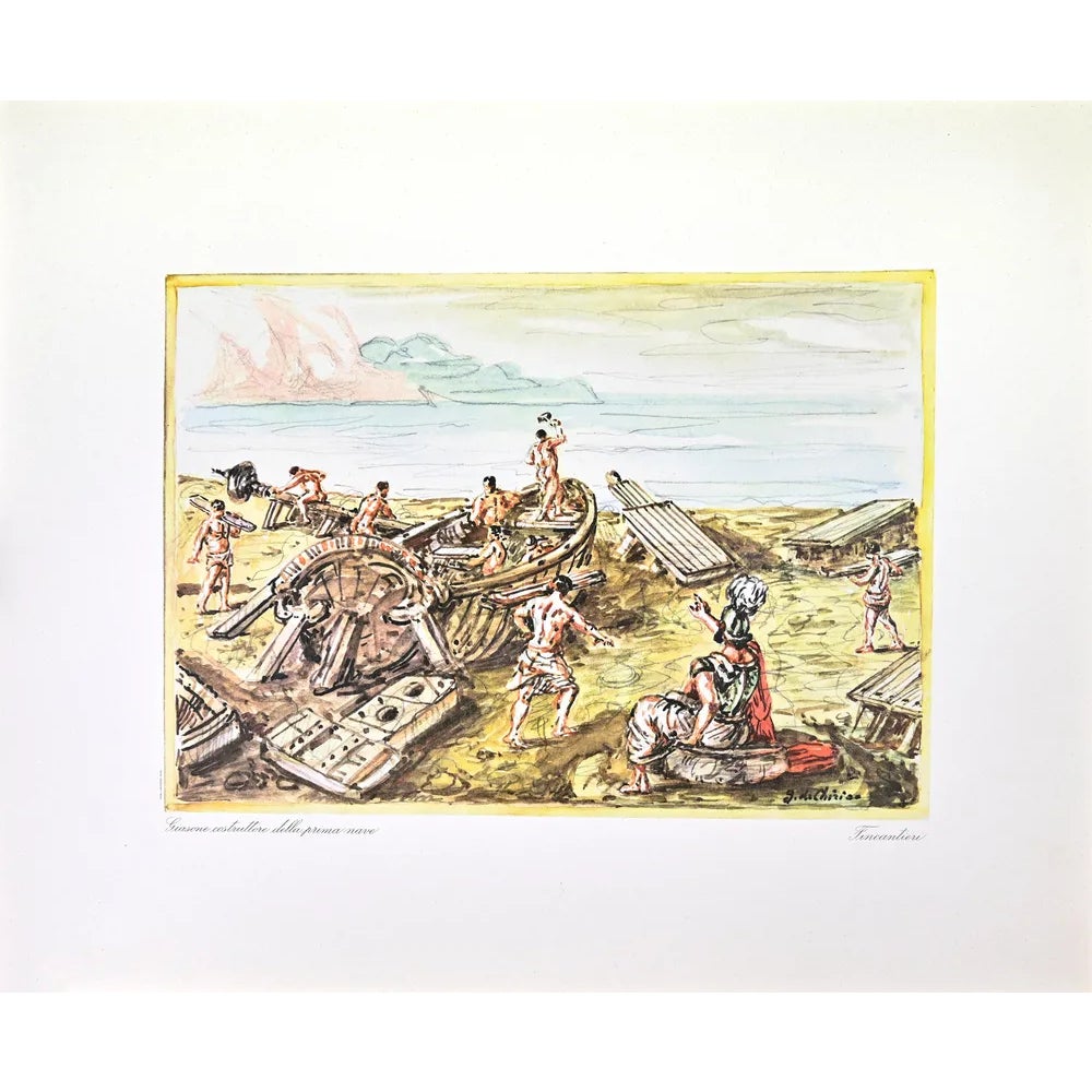 Giorgio De Chirico, Jason Builder of the First Ship, Offset Print, 1962 ...