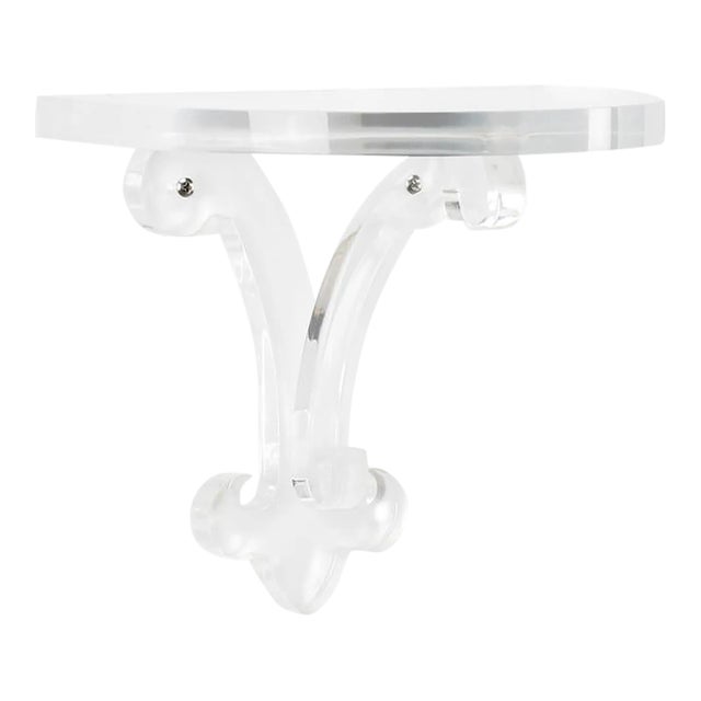 Regency Acrylic Bracket | Chairish