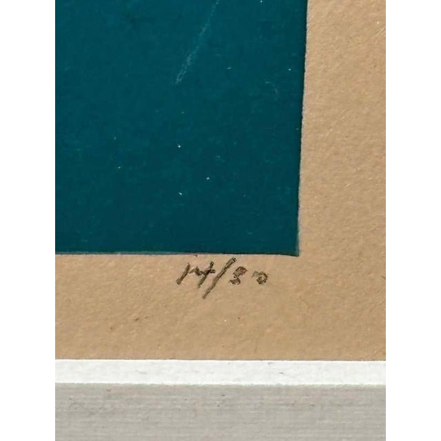 Abstract Lithograph by Richard Proctor | Chairish