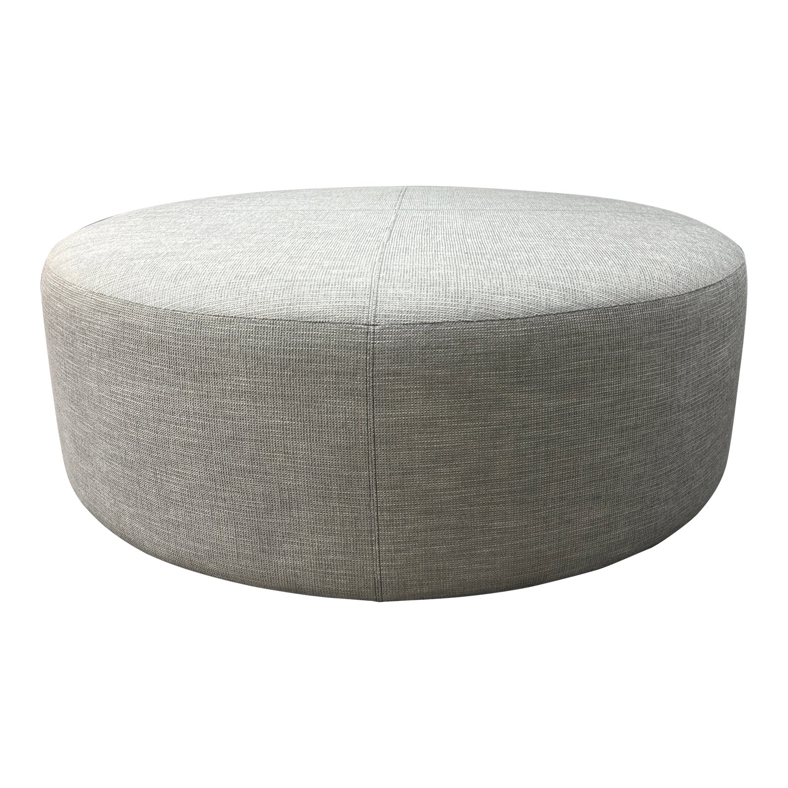 Custom Design Padded + Upholstered Ottoman | Chairish