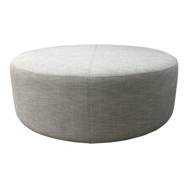 Custom Design Padded + Upholstered Ottoman | Chairish