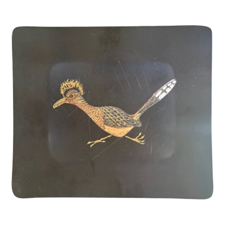 1960s Couroc "Roadrunner" Small Tray | Chairish