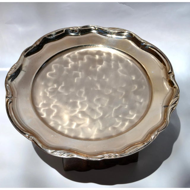 Wmf Ikora Germany Silverplate Round Platter Serving Tray 1970 | Chairish